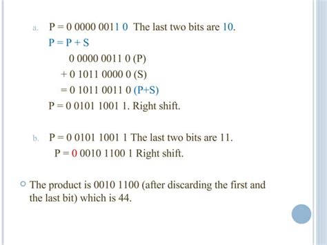 Booths Multiplication Algorithm Ppt Physics Science
