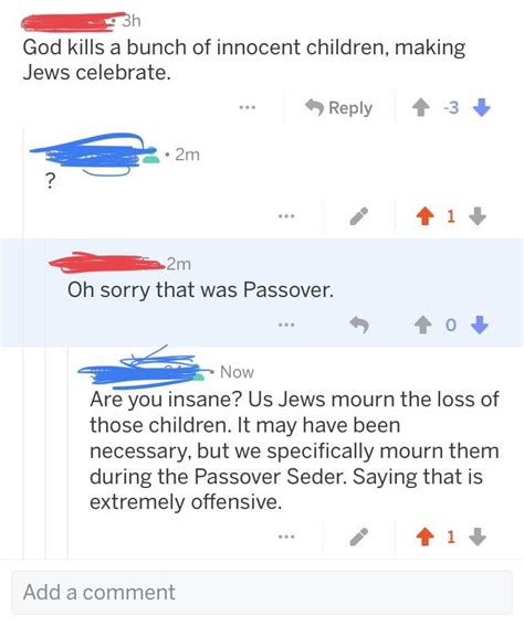 A Comment My R Tooafraidtoask Post About As A Jew Not Understanding