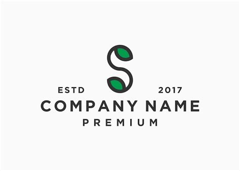 Premium Vector Letter S Leaf Logo Design Vector Illustration Template
