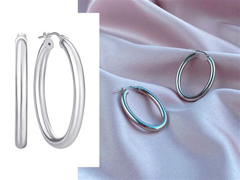 Серебряные серьги кольца Купить сережки кольца из серебра в Киеве