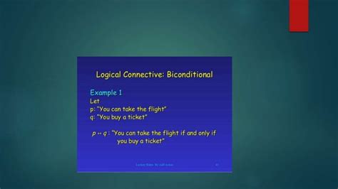 1 Propositional Logic And Logical Connectives Pptx
