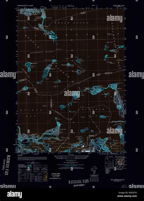 Massachusetts Usgs Historical Topo Map Ma Hull 351030 1948 25000