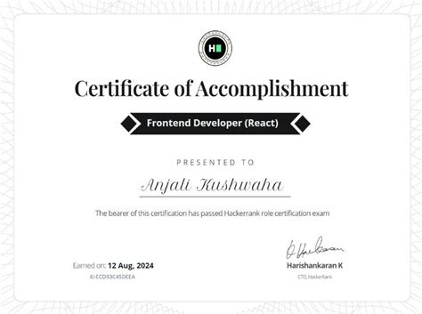 Anjali Kushwaha On Linkedin Hackerrank Coding Continuouslearning