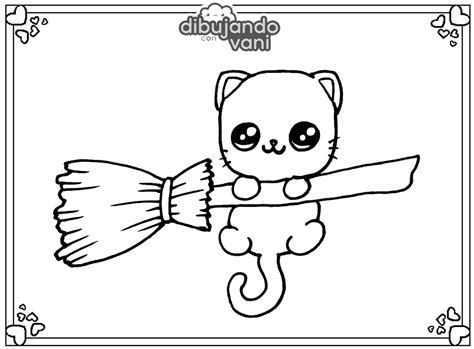 Gato De Halloween Para Imprimir Dibujando Con Vani