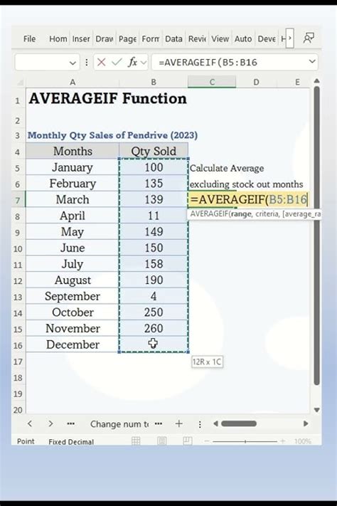 Averageif Function In Excel Exceltechexcel Exceltraining Youtube