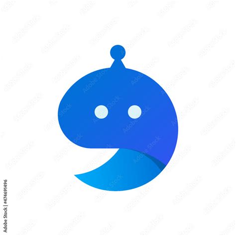 Chat Bot Chatting Logo Vector Templates Stock Vector Adobe Stock