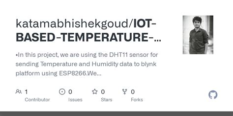 Github Katamabhishekgoudiot Based Temperature And Humidity