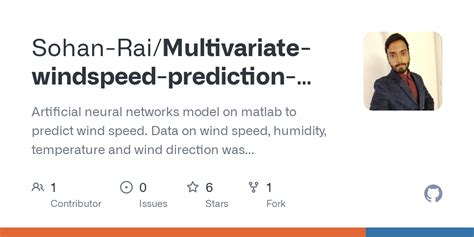 Github Sohan Raimultivariate Windspeed Prediction Using Ann
