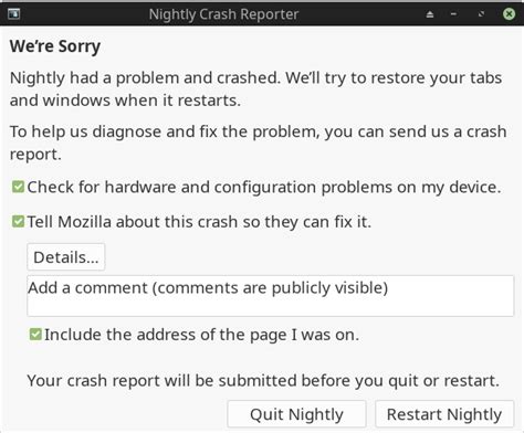 After Update Firefox Crashes Every 10 Minutes Software And Applications