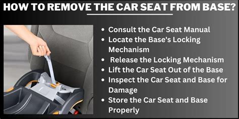 How To Remove A Car Seat From Base In 6 Easy Steps
