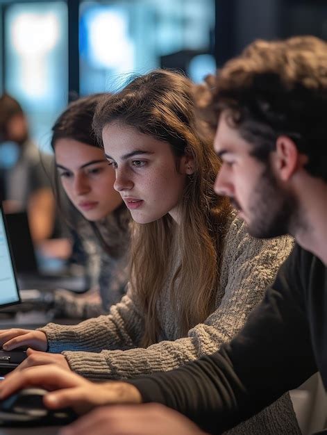 Ict Team Collaborating On Software Development Projects Premium Ai Generated Image