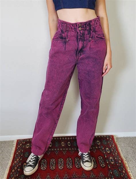 Vintage 80s Purple Acid Gem