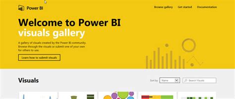 Power BI Desktop Custom Visualization