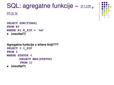Ppt Sql Korelisani Podupit Powerpoint Presentation Free Download