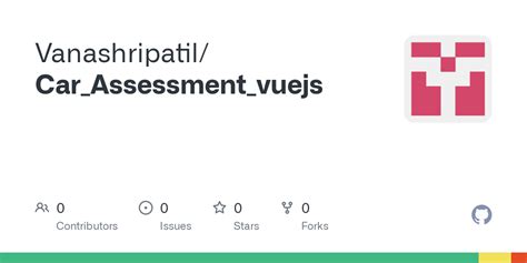GitHub Vanashripatil Car Assessment Vuejs