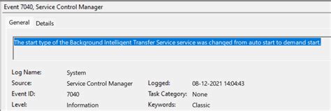 Service Control Manager Error Id 7040 Microsoft Community
