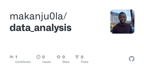 Data Analysis Numpy And Pandas For Data Analysis Pdf At Main Makanju La Data Analysis GitHub