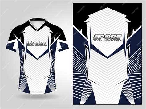 Premium Vector Sport Jersey Pattern Design