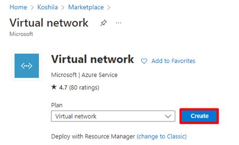 deploying azure virtual network