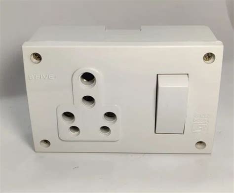 Bfive 6 And 16 Amp S S Combined Switch Socket With Box Code B 146 At ₹ 80 Piece In New Delhi