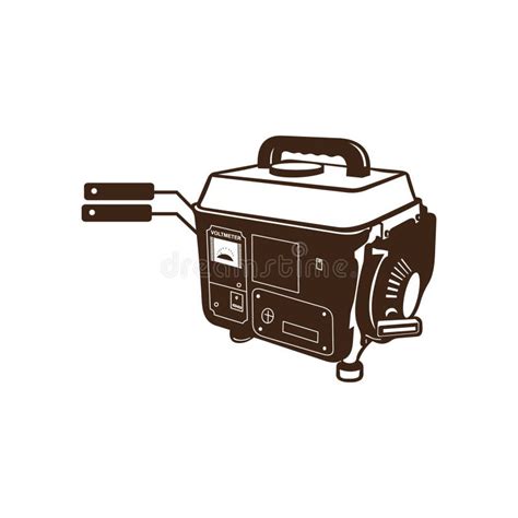 Professional Generator Vector Art Image Stock Illustration