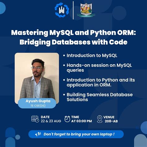 Dsa Apsit On Linkedin Mysql Python Datamanagement Databaseprogramming Techskills