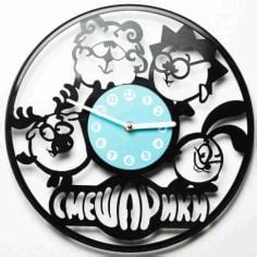 Functional Modern Wall Clock Frame CDR File Vectors File