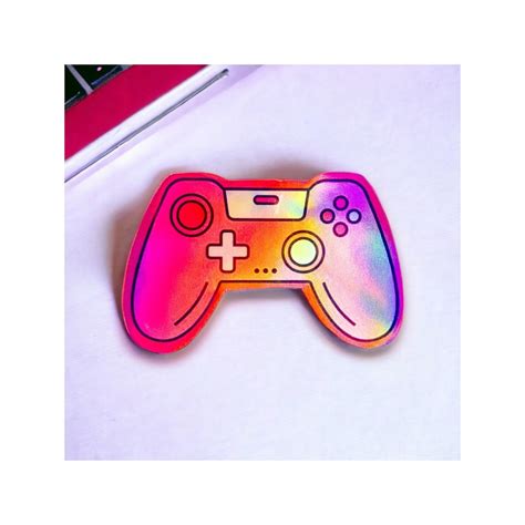 Holographic Controller Stickers Video Game Stickers Gamer Girl