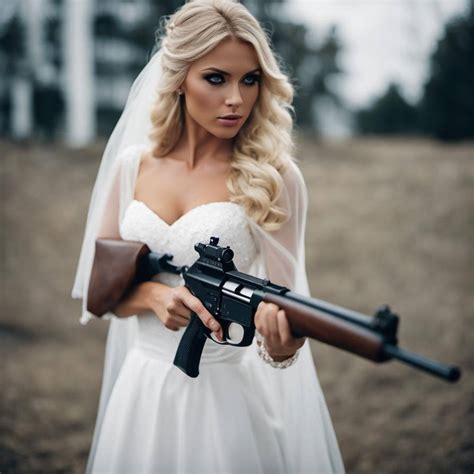 Sexy Blond Bride With Shotgun By Johndoige46 On Deviantart