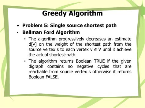 Single Source Shortest Path Algorithm With Example Ppt