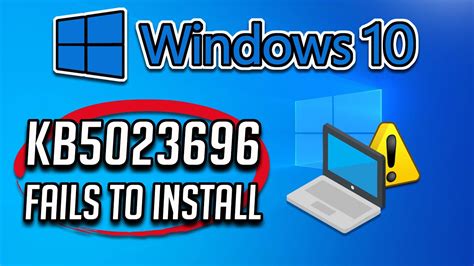 FIX Windows Update KB5023696 Not Installing Or Downloading In Windows 10 YouTube