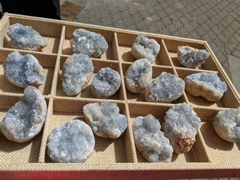 Celestite Geode Cluster Spirit Magicka