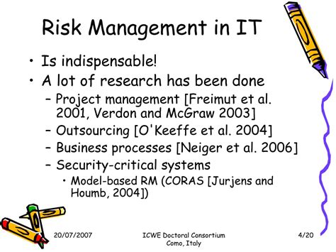 Ppt Risk Management For Service Oriented Systems Powerpoint