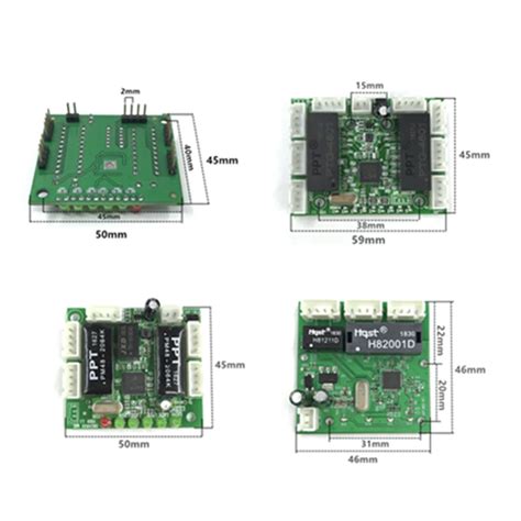 Generic Mini Module Design Ethernet Switch Circuit Board For Ethernet Switch Module 10 100mbps 3