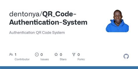 Github Dentonyaqrcode Authentication System Authentication Qr Code