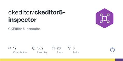 GitHub Ckeditor Ckeditor5 Inspector CKEditor 5 Inspector