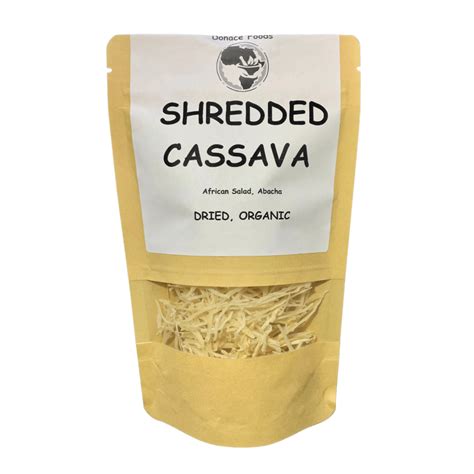 African Salad Shredded Cassava Abacha Donace Foods