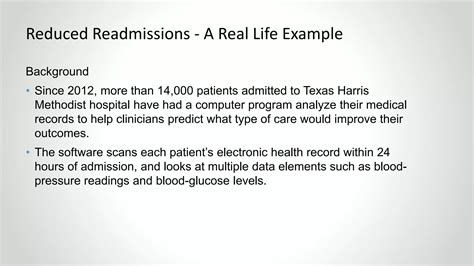 introduction to healthcare analytics pptx web development internet