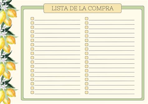 Plantilla De Lista De Compras Con Cupones Plantillas De Lista De
