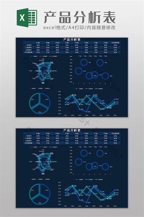 Product Analysis Sheet Sci Tech Style Excel Template Excel XLS Template Free Download Pikbest