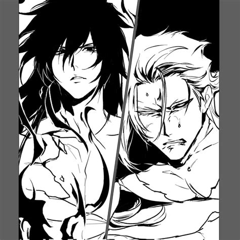 Kurosaki Ichigo And Aizen Sousuke Bleach Drawn By Losloslaus Danbooru