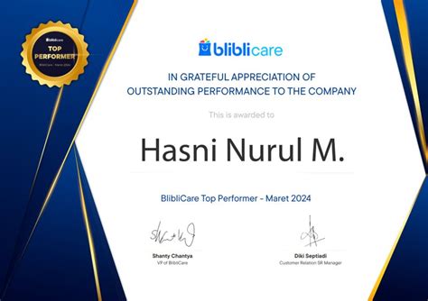 Hasni N On Linkedin Blibli