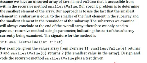 solved assume we have an unsorted array of int named values