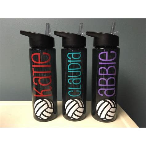 Volleyball Ts Water Bottle For Volleyball Water Bottle With Name Volleyball Team T 24