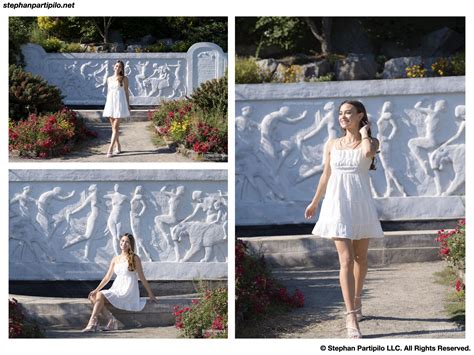 Stephan Partipilø Alacyn X White Dress In Summer Gardens By Stephan Partipilo