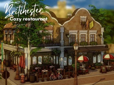 Grishulya The Sims 4 Cozy Restaurant