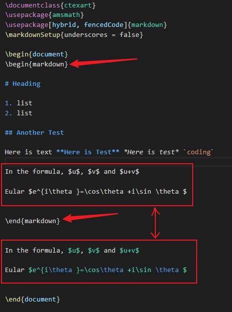 Syntax Highlighting For Markdown Environment · Issue 2850 · James Yulatex Workshop · Github