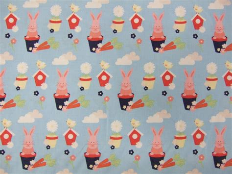 Vegetable Patch By Fabric Freedom Blue Shans Fabrics