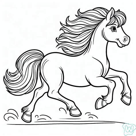 20 Caballos Para Colorear Imágenes Para Colorear Gratis
