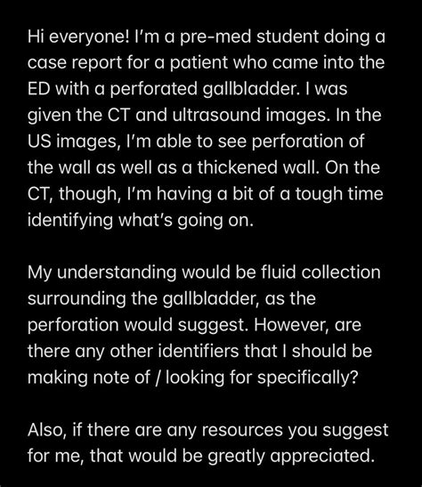 Perforated Gallbladder Rradiology